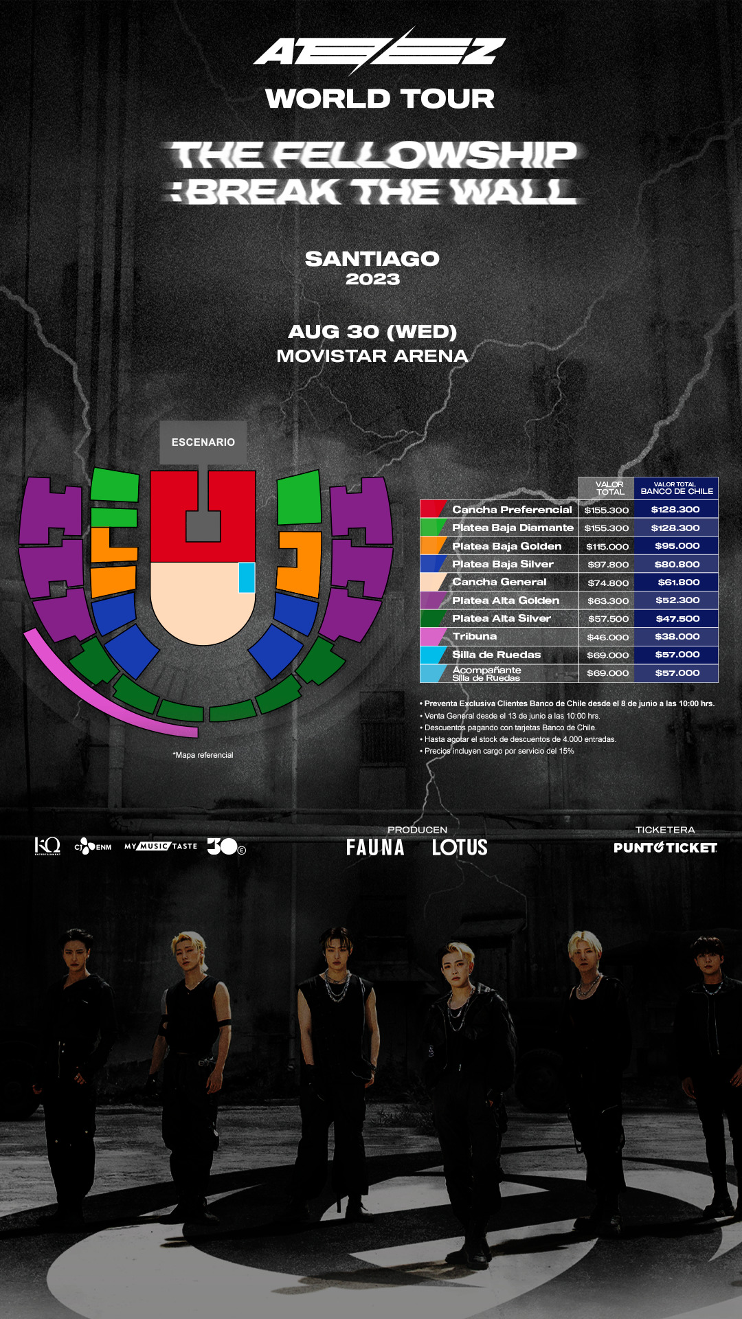 Ateez regresa a Chile: Este jueves comienza la preventa de entradas ...